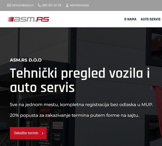 ASM.RS - Technical Inspection and Vehicle Registration | BIRD CODE